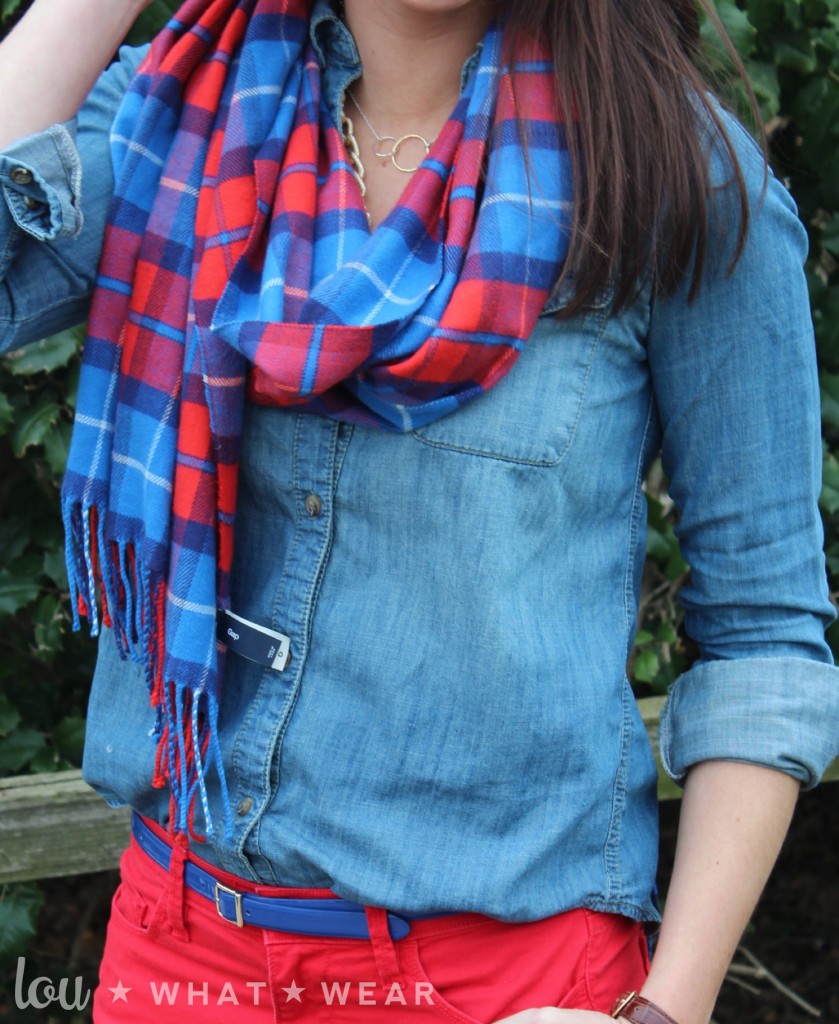 Outfit Post: Red & Blue Review * Lou What Wear