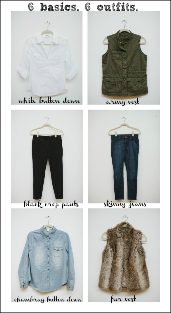 Outfit Post: 6 basics. 6 outfits. * Lou What Wear