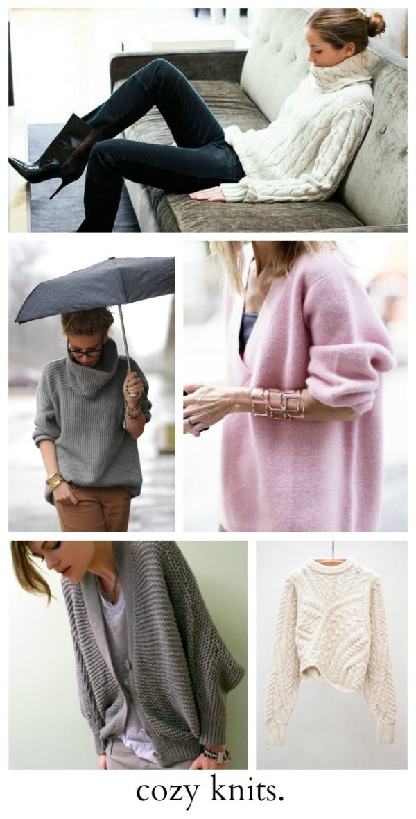 Inspiration + Shopping: Comfy, Cozy Knits * Lou What Wear