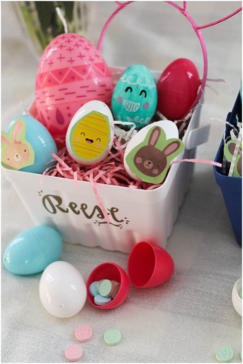 How to Make Personalized Easter Baskets for Kids * Lou What Wear