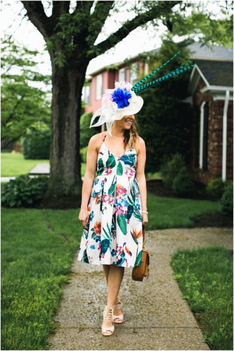 Derby Style Florals And Feathers What I Wore To Ky Derby 143 Lou