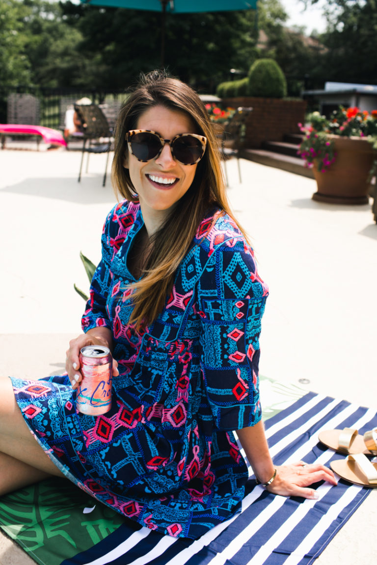 Pool Days + a Printed Dress * Lou What Wear